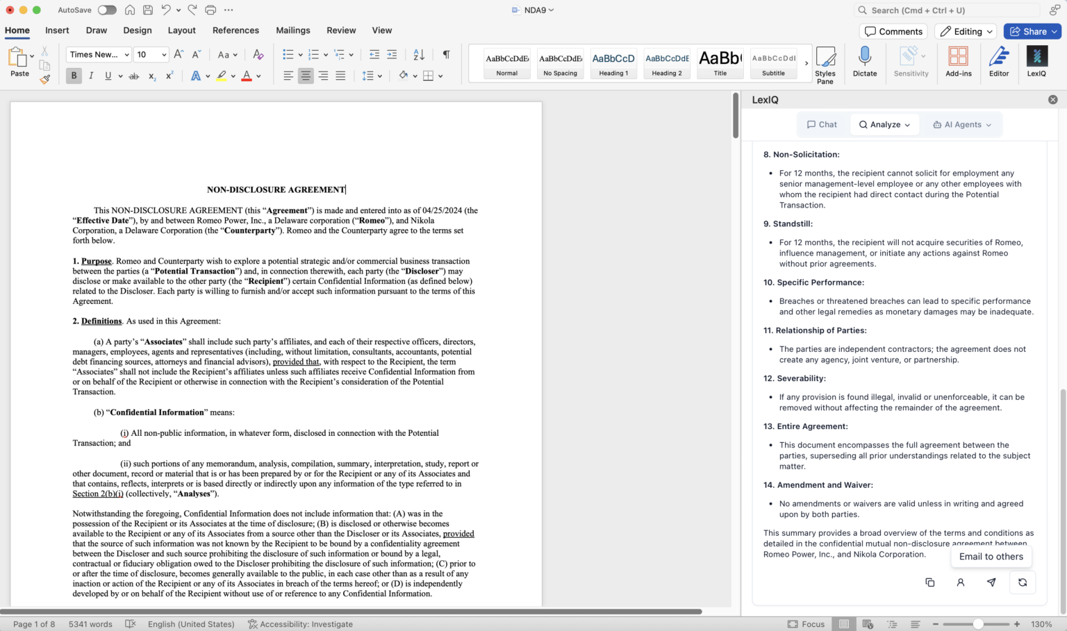 LexIQ - AI Agents for Contract Drafting & Review