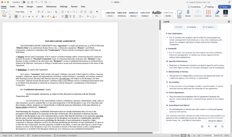 LexIQ - AI Agents for Contract Drafting & Review